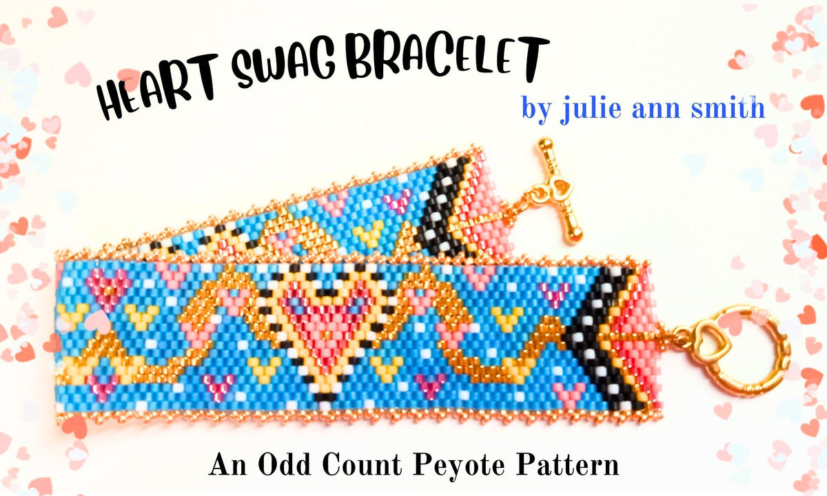 HEART SWAG Bracelet Pattern – Julie Ann Smith