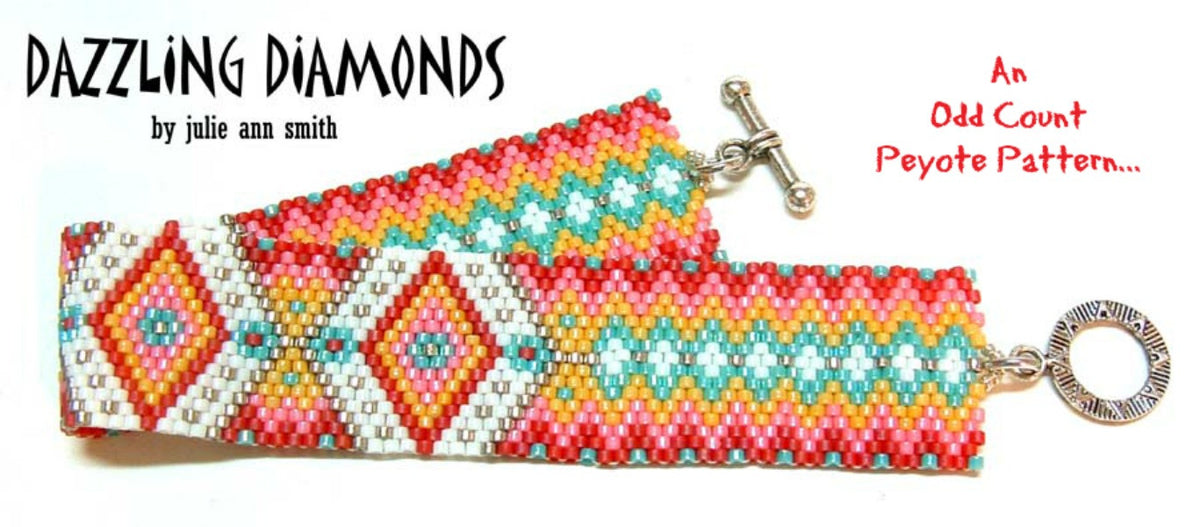 DAZZLING DIAMONDS Bracelet Pattern – Julie Ann Smith