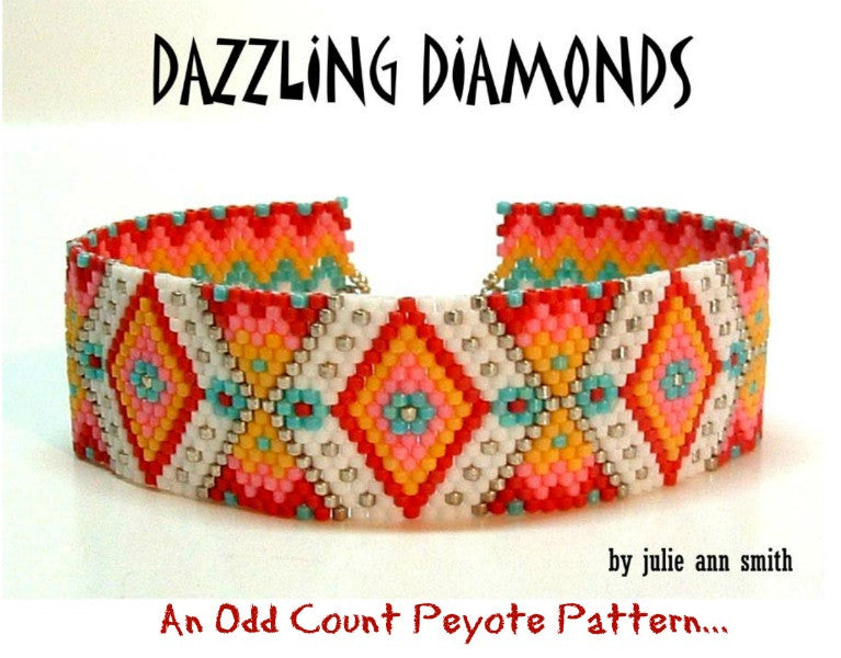 DAZZLING DIAMONDS Bracelet Pattern – Julie Ann Smith