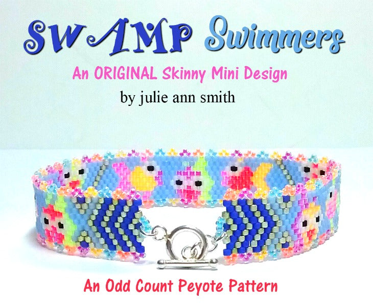 SWAMP SWIMMERS Skinny Mini Bracelet Pattern – Julie Ann Smith