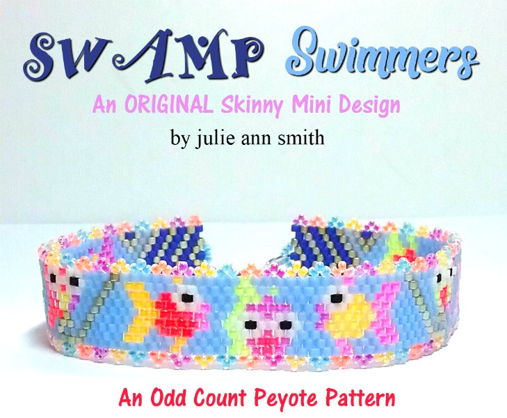 SWAMP SWIMMERS Skinny Mini Bracelet Pattern – Julie Ann Smith